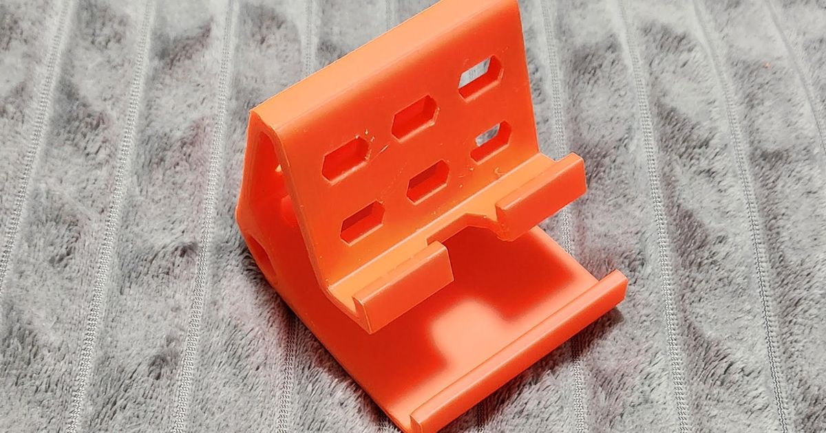 Phone Stand V1 by DMTMKGWM | Download free STL model | Printables.com