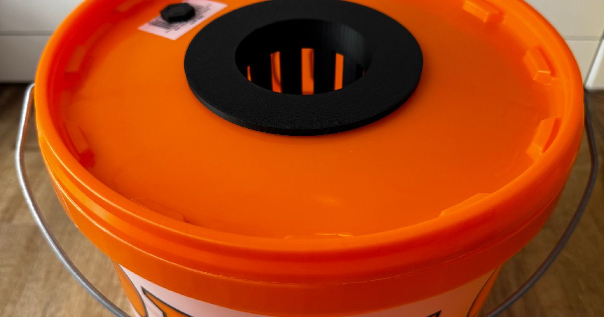 Hydroponic Pot - Lid insert with thread by Cupo | Download free STL ...