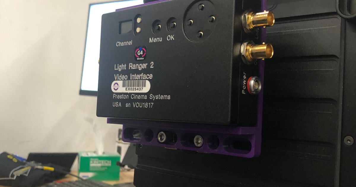 Preston Video Interface Unit Mounting Plate by Expressway Cinema ...