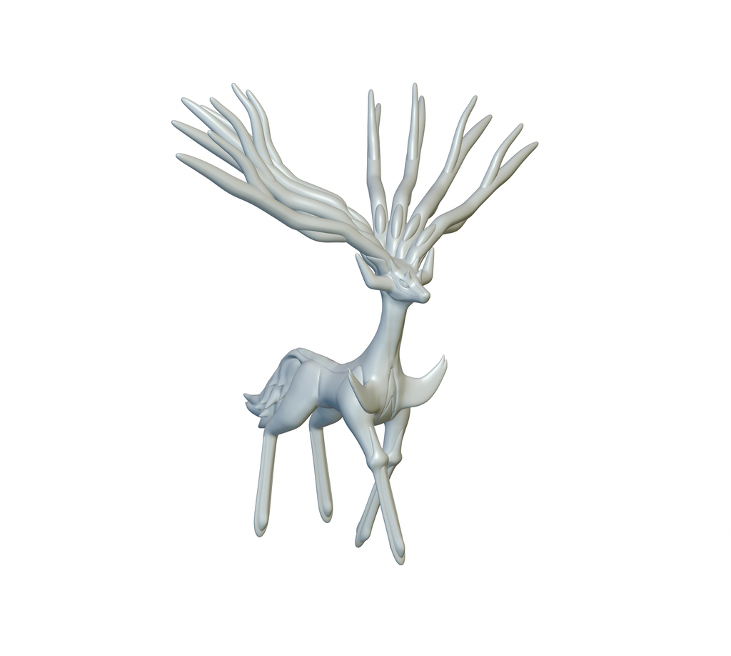 Pokemon Xerneas #716 - Optimized for 3D Printing by 3Dprint1UP ...