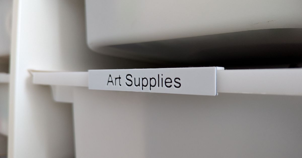 Ikea Trofast tray tag by Birdy | Download free STL model | Printables.com