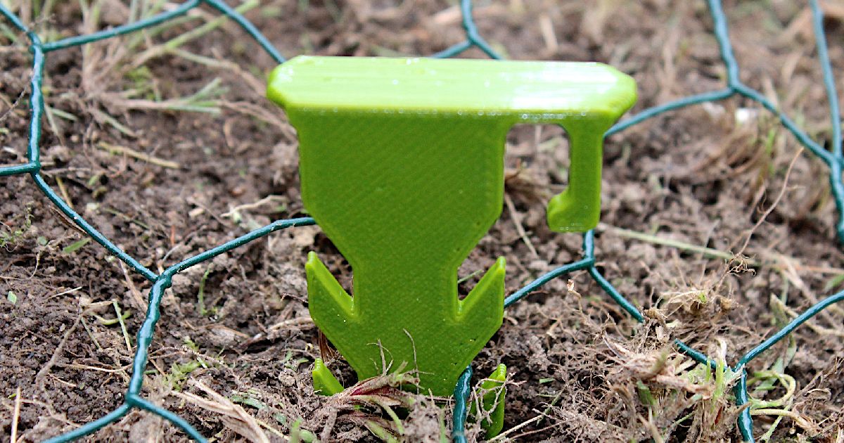 Small Ground Anchor (8cm Erdspieß / Erdanker / Hering) by moWerk ...