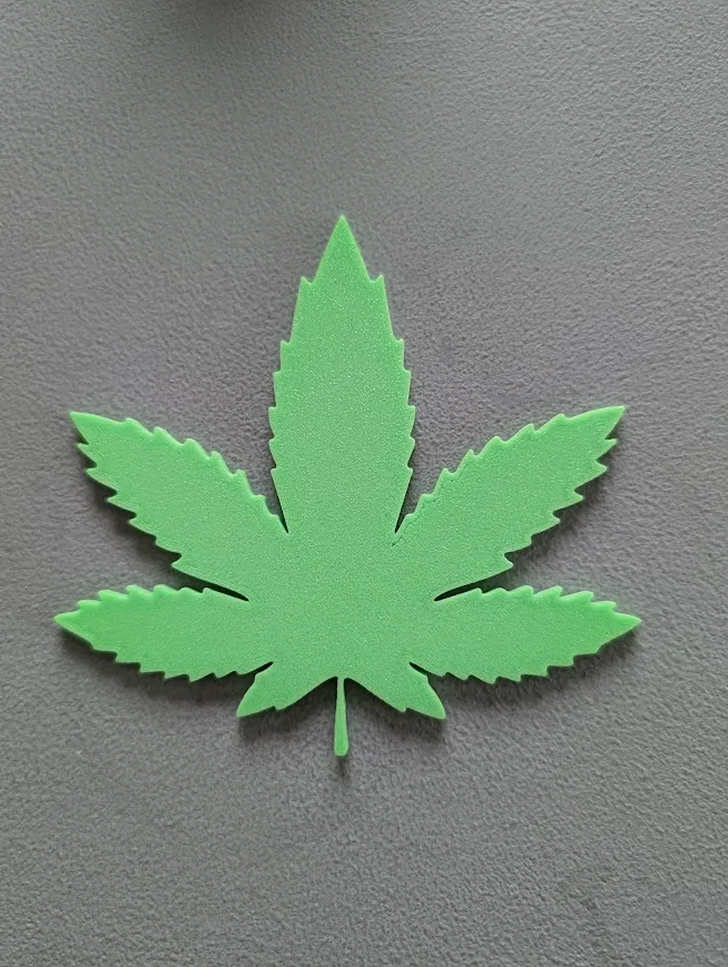 Hemp Leaf by SWS_3DP | Download free STL model | Printables.com