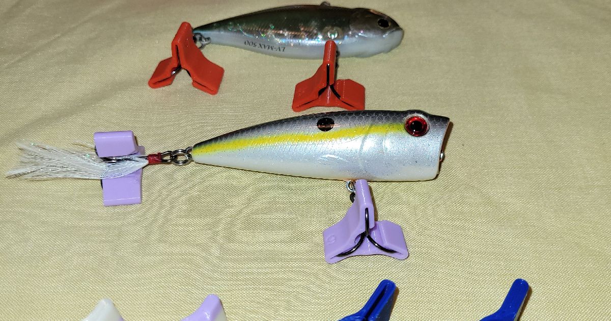 Treble Hook Cap by JohnRingo | Download free STL model | Printables.com