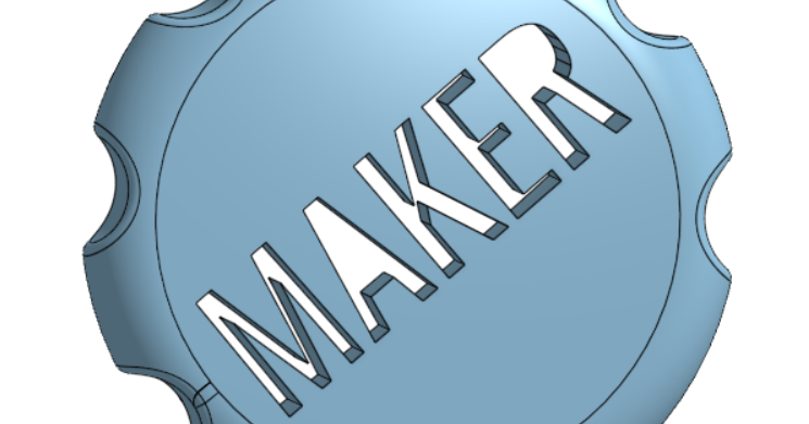 Maker coin by gytis lanauskas | Download free STL model | Printables.com