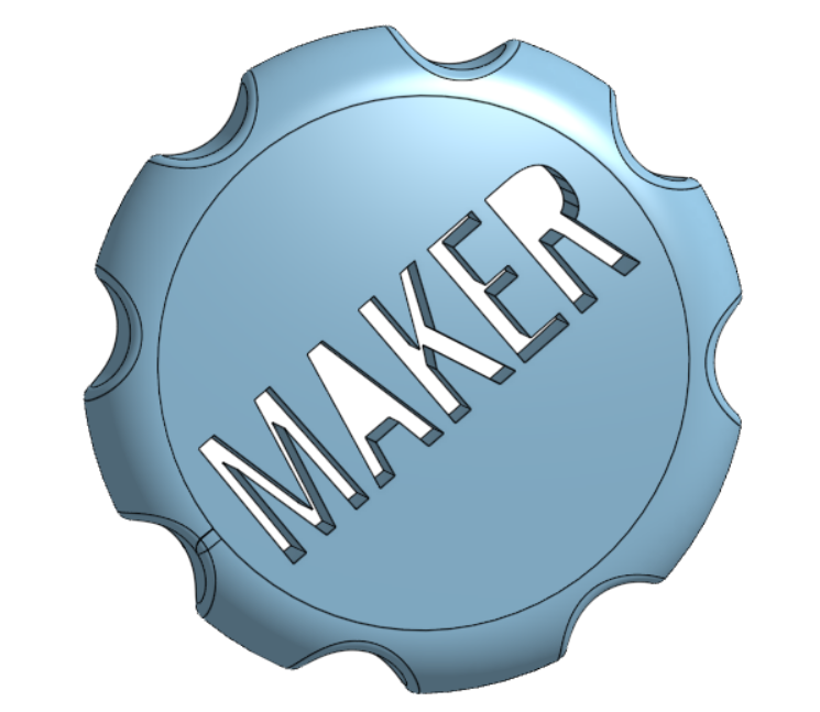 Maker coin by gytis lanauskas | Download free STL model | Printables.com