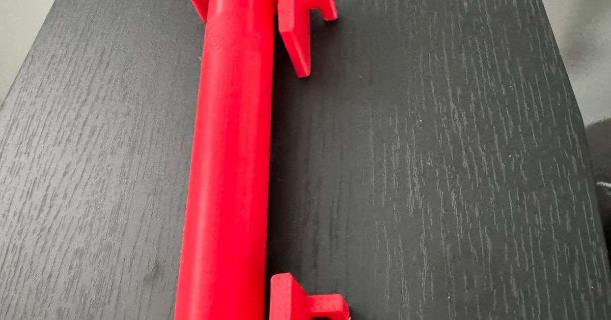 Skadis mountable adjustable sliding rod by MZA | Download free STL ...