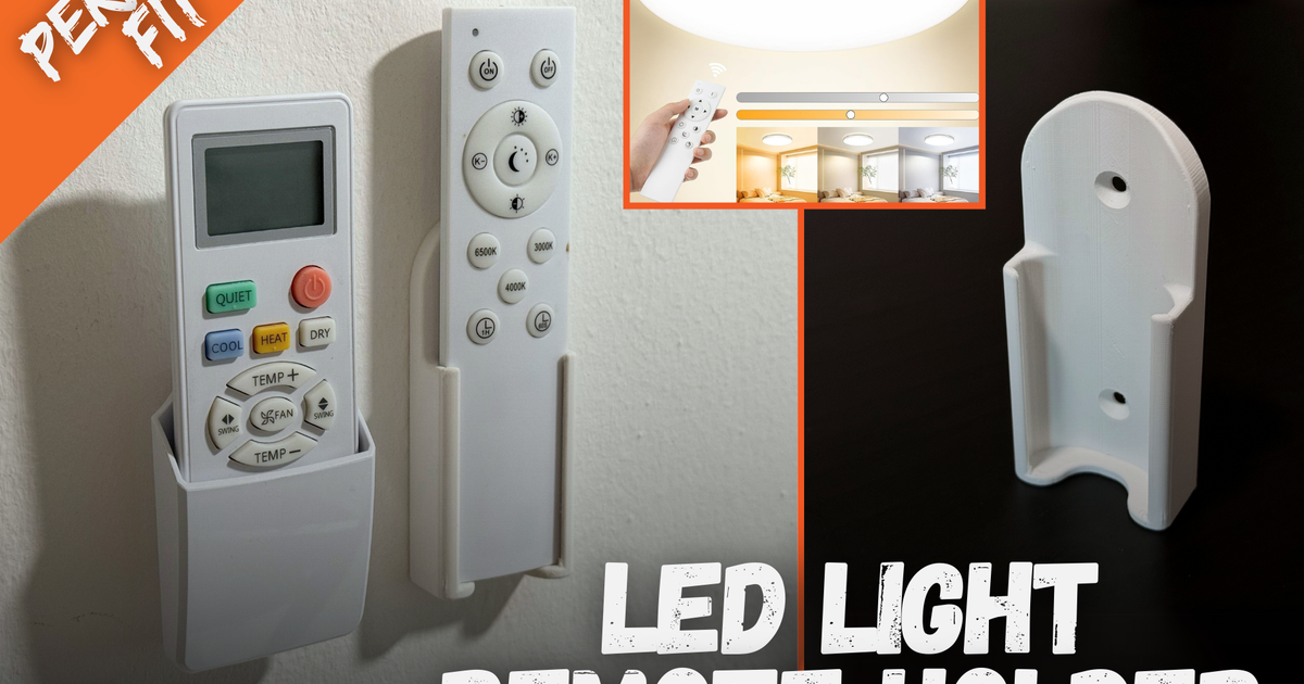 LED Light Remote Holder: Organize Your Lighting Controls with Ease by ...