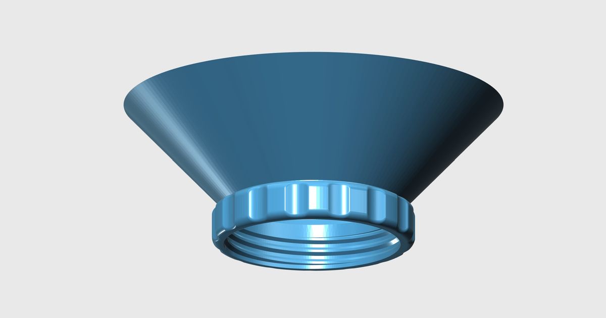 Funnel Cap for the Silica gel spool container by MBLX | Download free ...