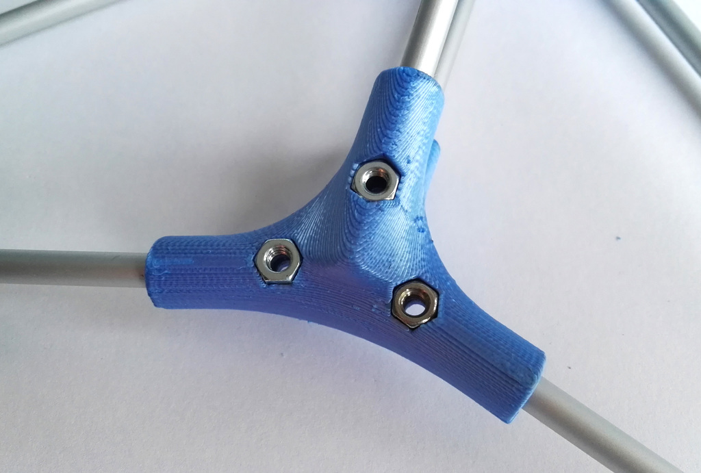 Rod and connections shelf support by Victor | Download free STL model ...