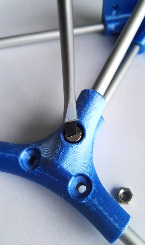 Rod and connections shelf support by Victor | Download free STL model ...