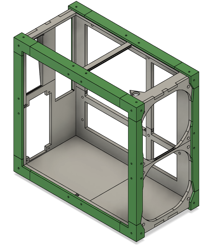 COMPLETELY 3D PRINTED 11L MATX CASE -SFX PSU par Tom Idea C ...