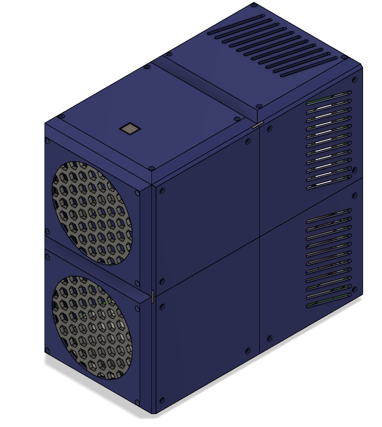 COMPLETELY 3D PRINTED 11L MATX CASE -SFX PSU par Tom Idea C ...