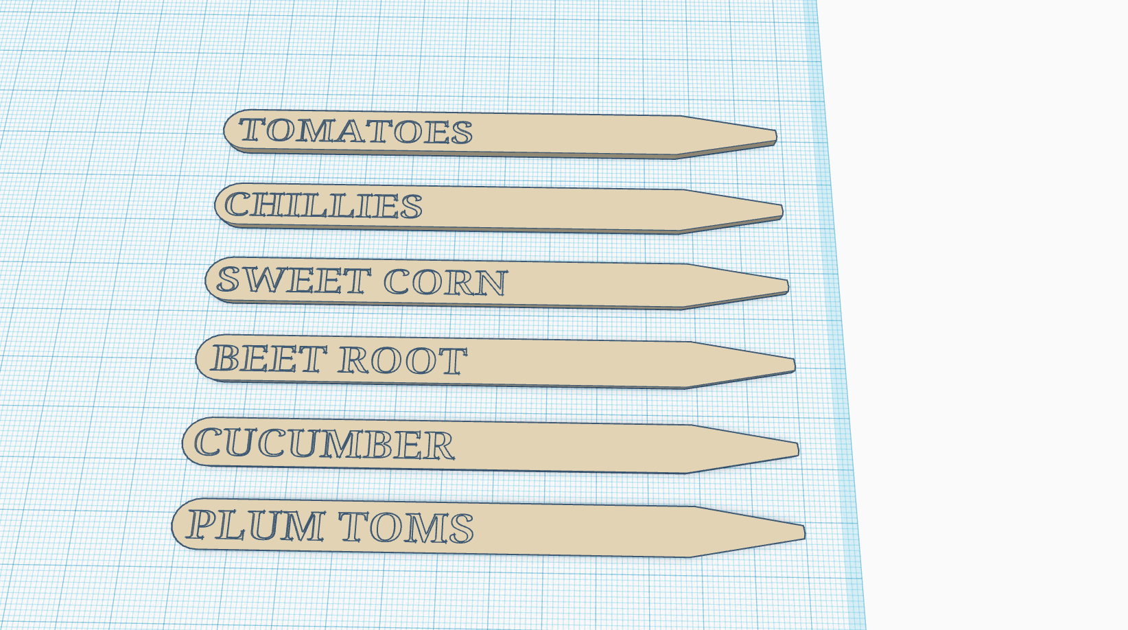Garden Labels by Rob | Download free STL model | Printables.com