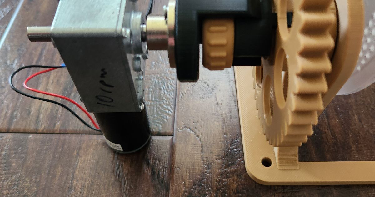 Spooler Motor Adapter by Ksp859 Vids | Download free STL model ...