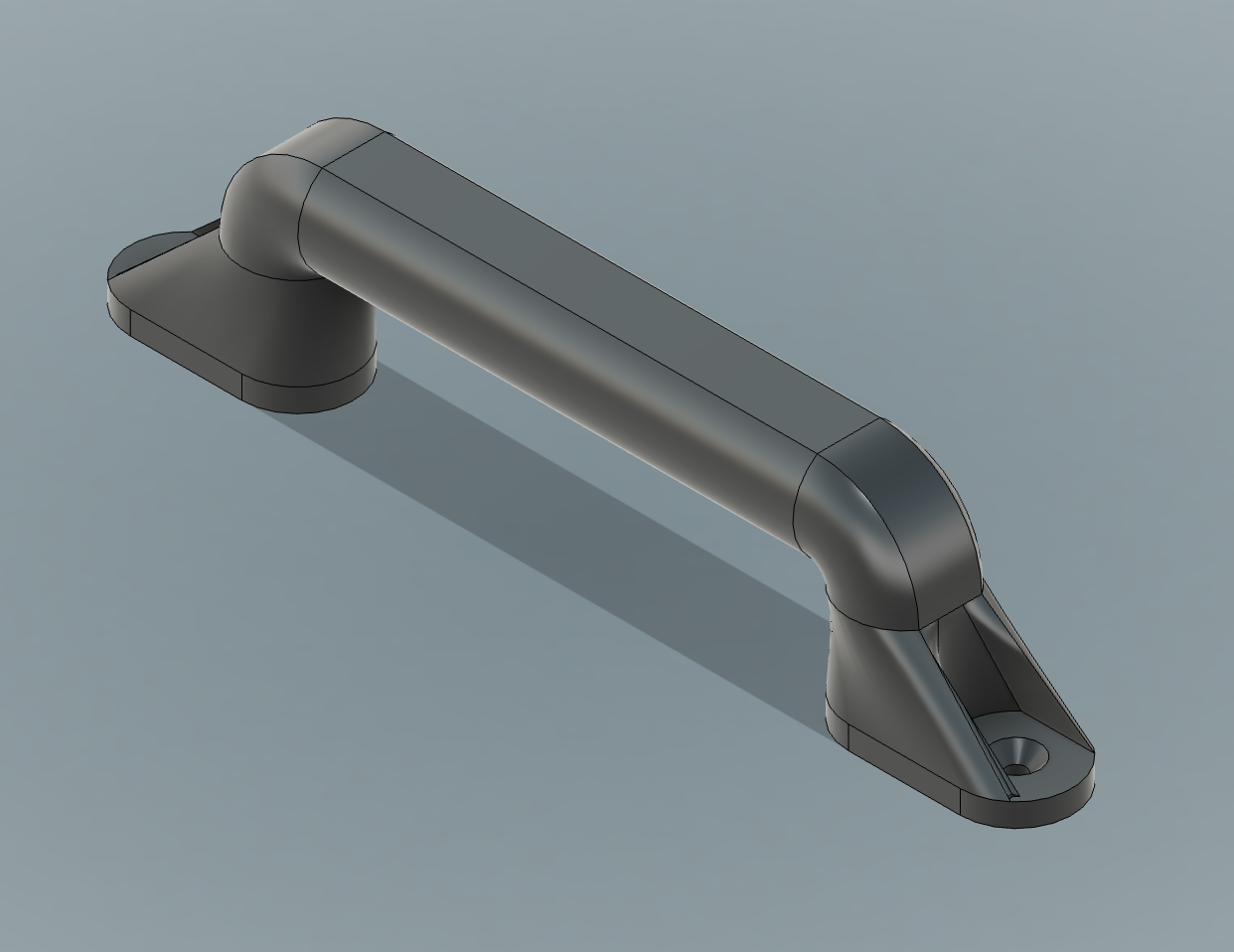 Sturdy Handle by Iulius Curt | Download free STL model | Printables.com