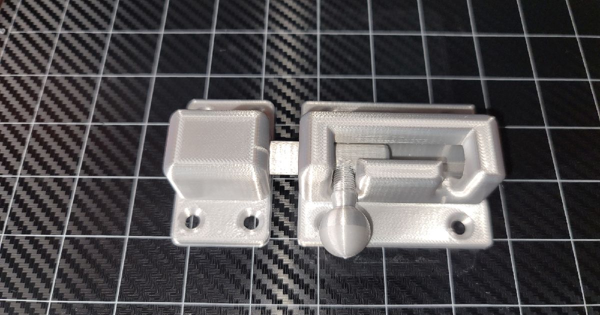 Slide Latch Lock by Moto69xxx2000 | Download free STL model ...