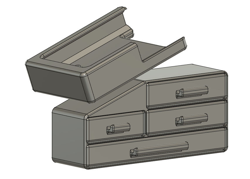 Creality Ender 3 V3 KE Drawer Box with Holder for a Nebual Pad by ...