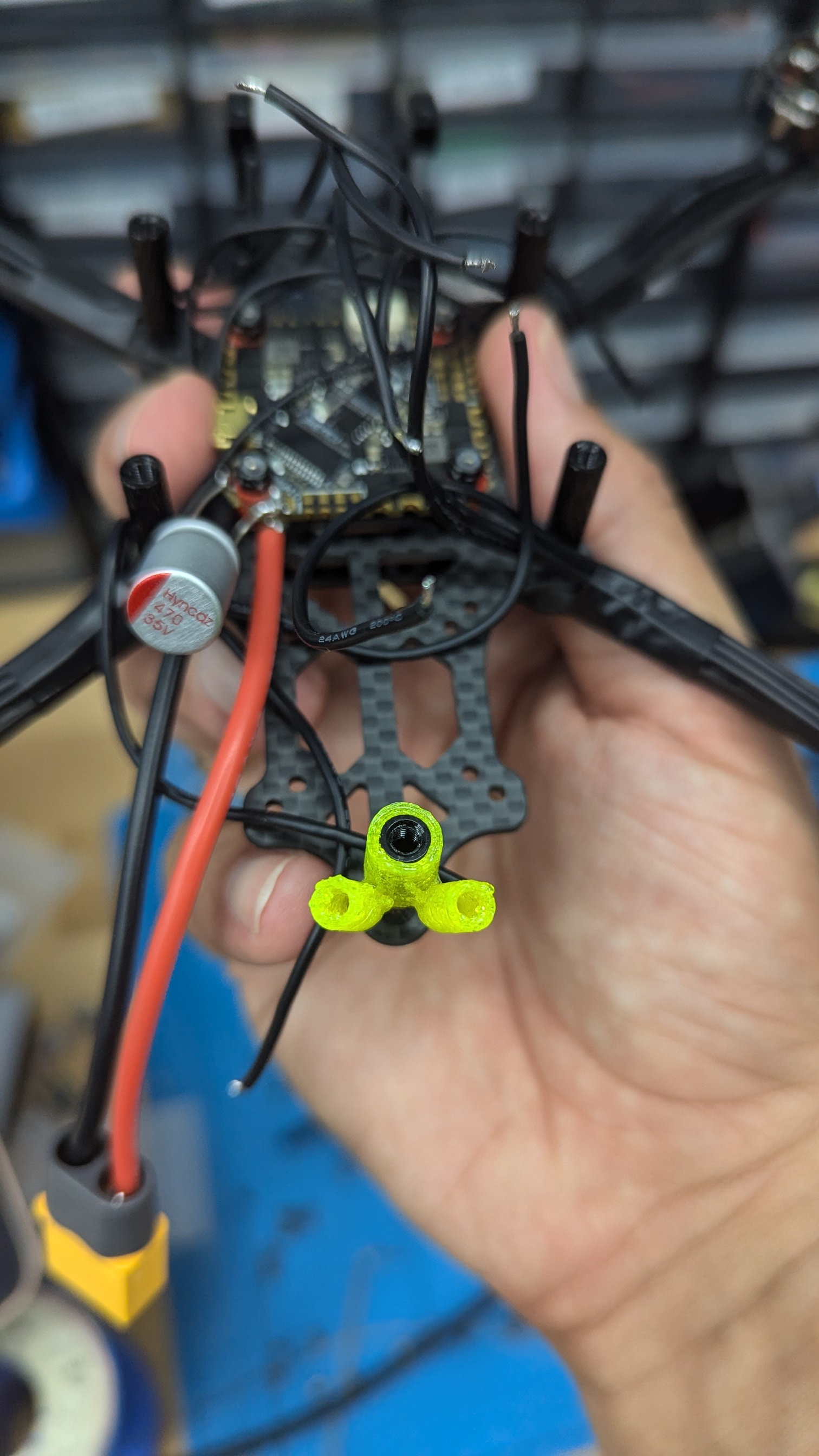 dual antenna mount for single M3 standoff (Tony 5) by ...