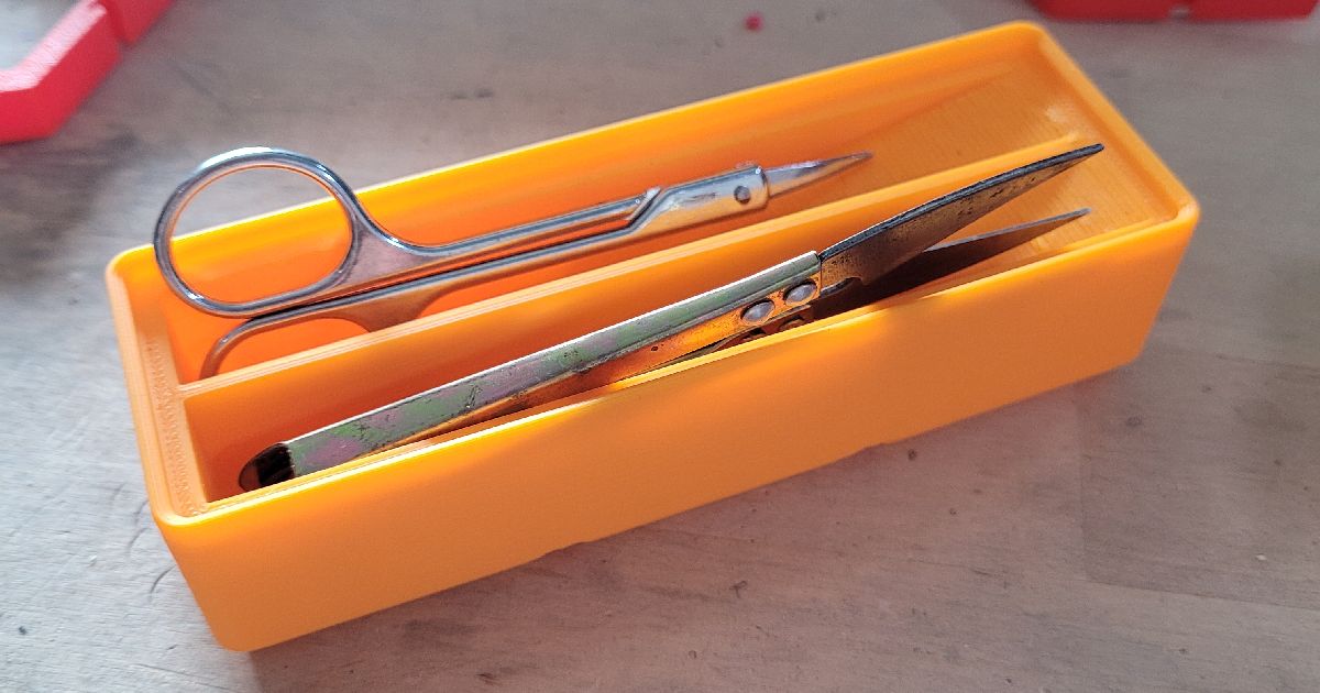 Gridfinity 3x1 Scissors Holder by Randon Stormer | Download free STL ...