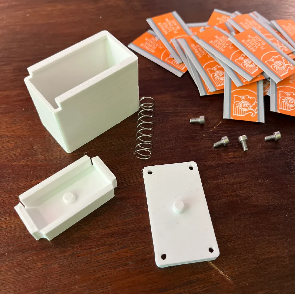 Imporoved Safety Razor Dispenser by Domthebomb | Download free STL ...