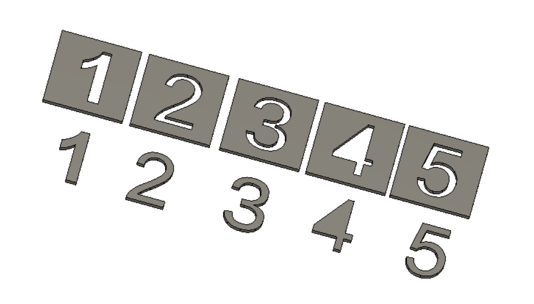 Numbers by Nicola Dionigi | Download free STL model | Printables.com