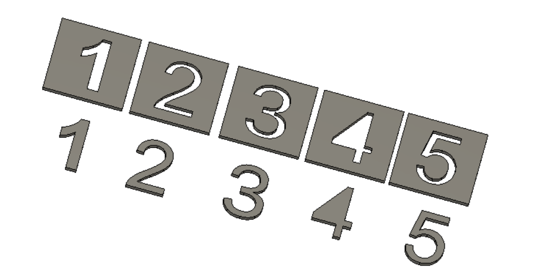 Numbers by Nicola Dionigi | Download free STL model | Printables.com