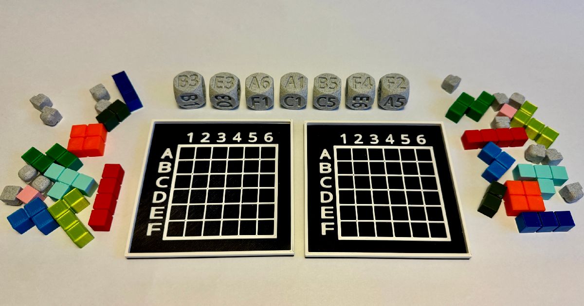 Genius Square Game by AnnaV. | Download free STL model | Printables.com