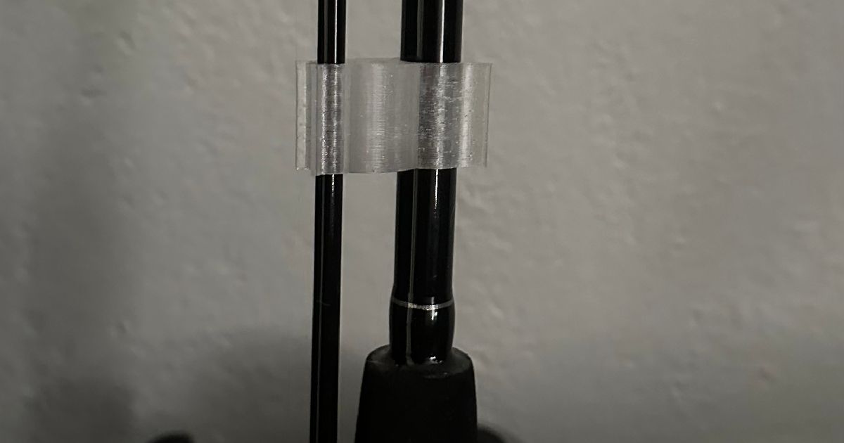 2 Piece Fishing Rod Clip by Wavz3D | Download free STL model ...