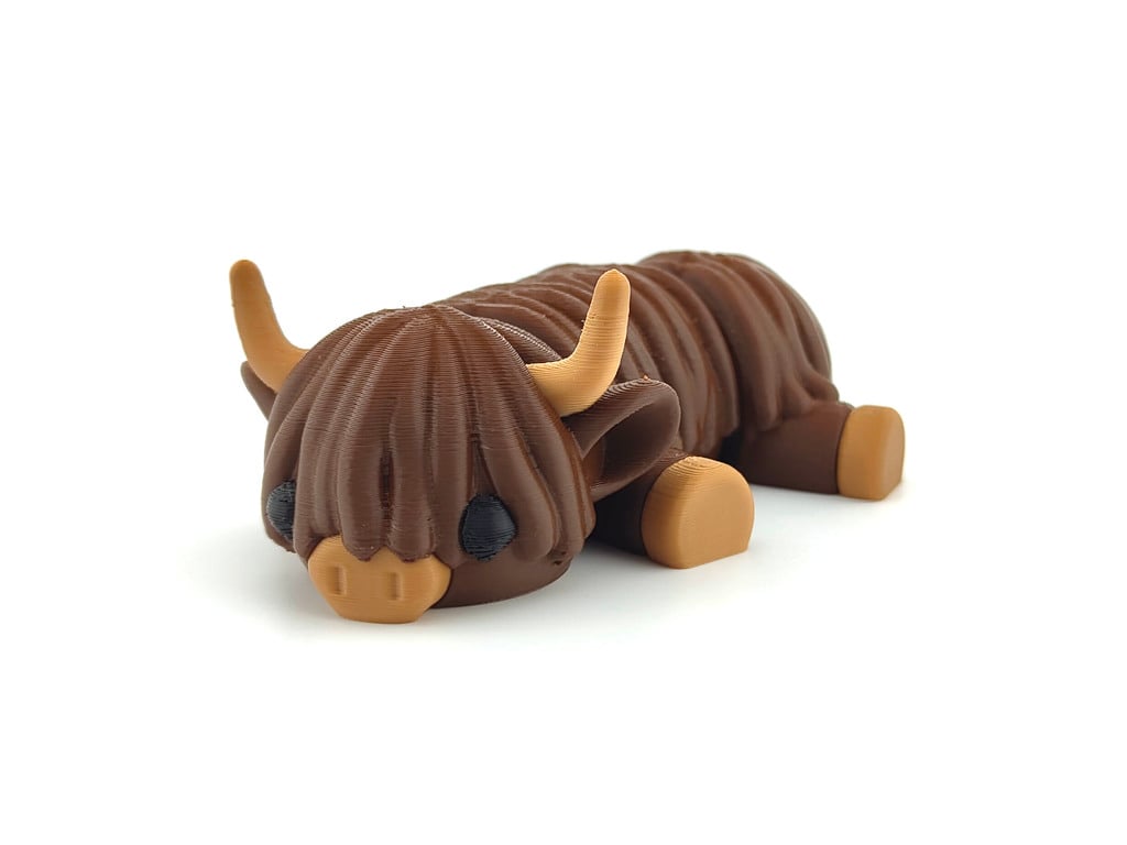 Articulating Highland Cow autorstwa NeonGraveStoneArt | Pobierz darmowy ...