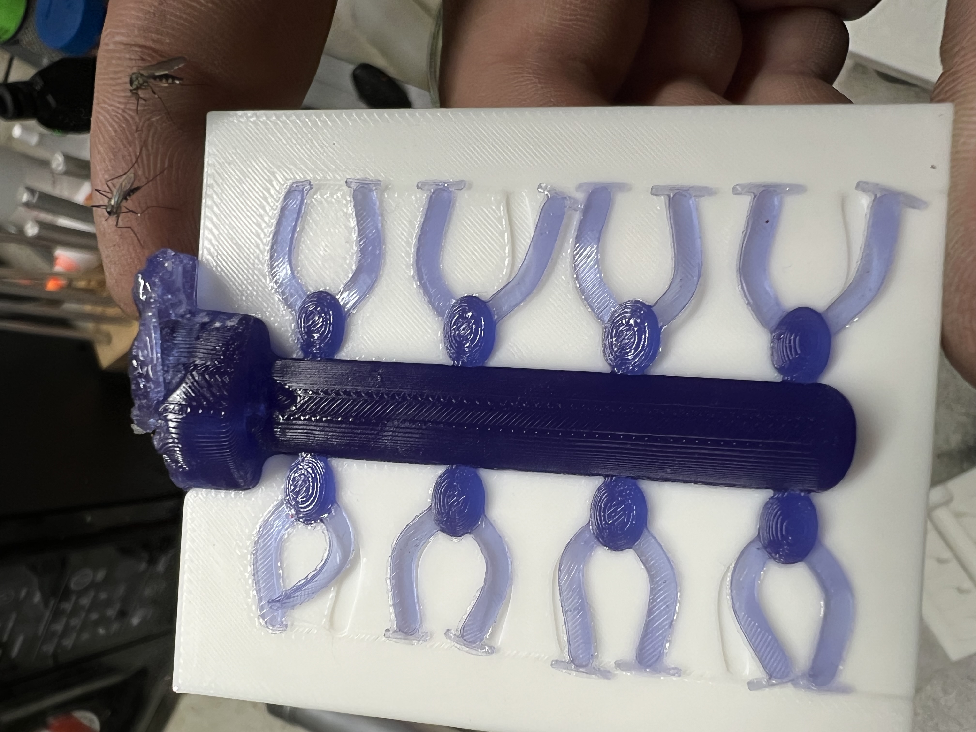 Twin tail panfish bait mold by Travis Foss | Download free STL model ...