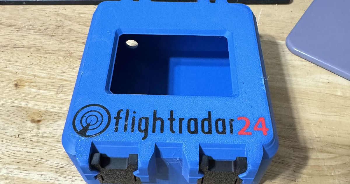 raspberry pi 5/4/3 case/flightradar24 box by zac | Download free STL ...