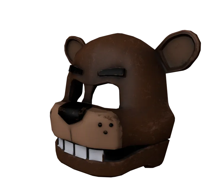Freddy Mask from Five Nights at Freddy's (FNAF) by Skeleton Dan ...