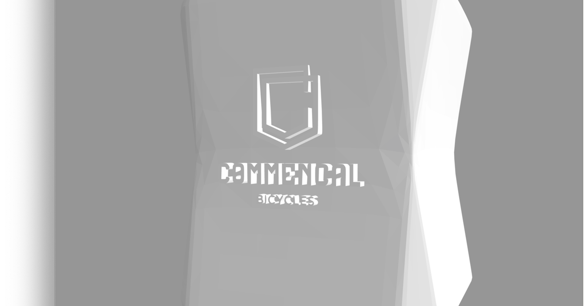 commencal branded cup by Goose | Download free STL model | Printables.com