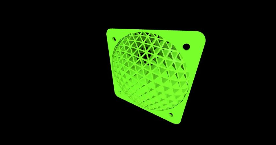 Creality K1 - Sphere Fan Cover back by DaringColt | Download free STL ...