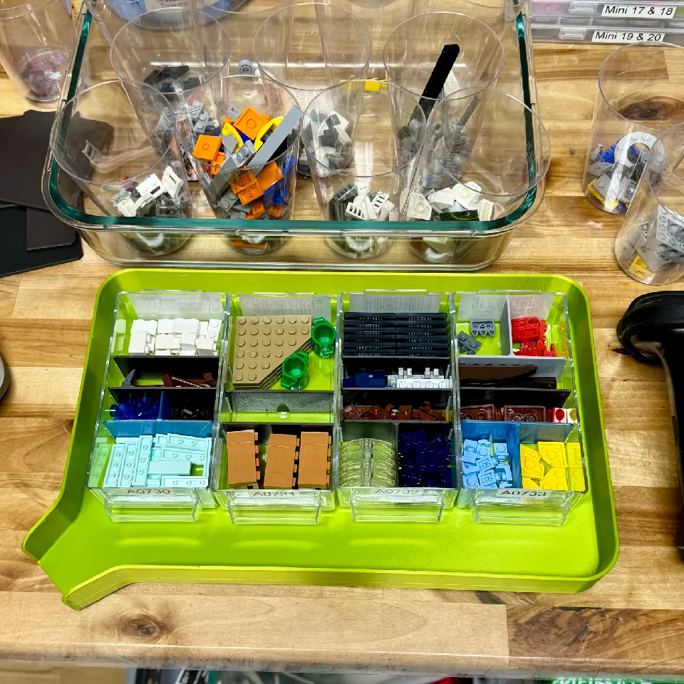 Lego Sorting Tray Large by Snuups | Download free STL model ...