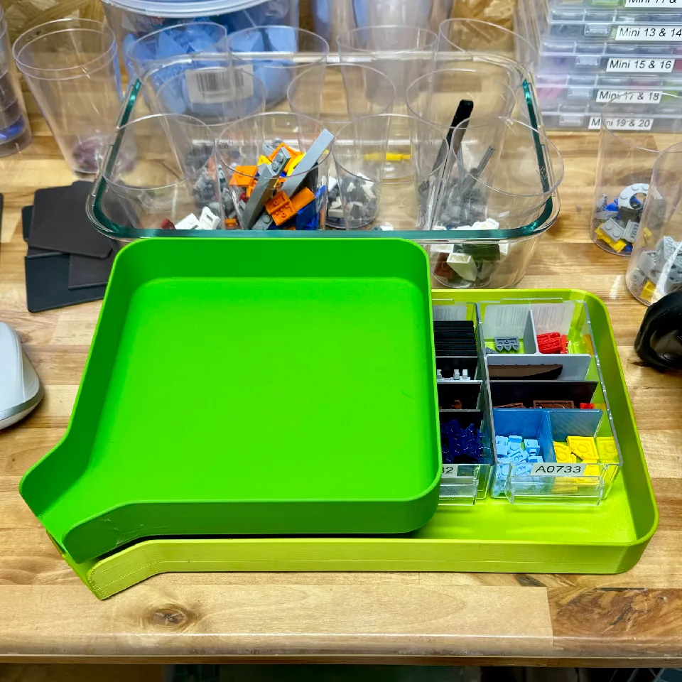 Lego Sorting Tray Large by Snuups | Download free STL model ...