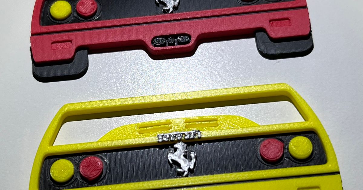 Ferrari F40 Keychain by CDS_3D | Download free STL model | Printables.com