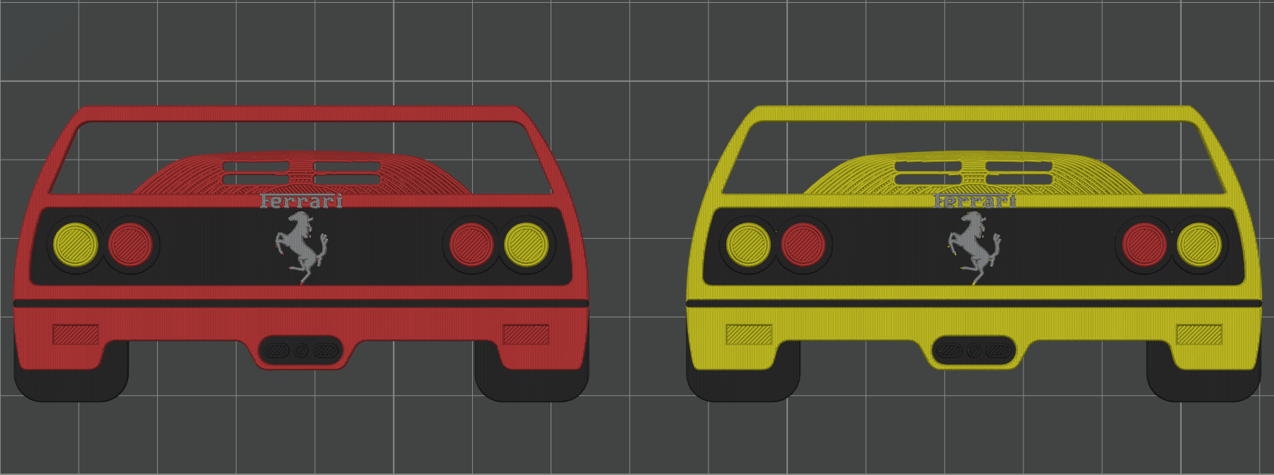 Ferrari F40 Keychain by CDS_3D | Download free STL model | Printables.com