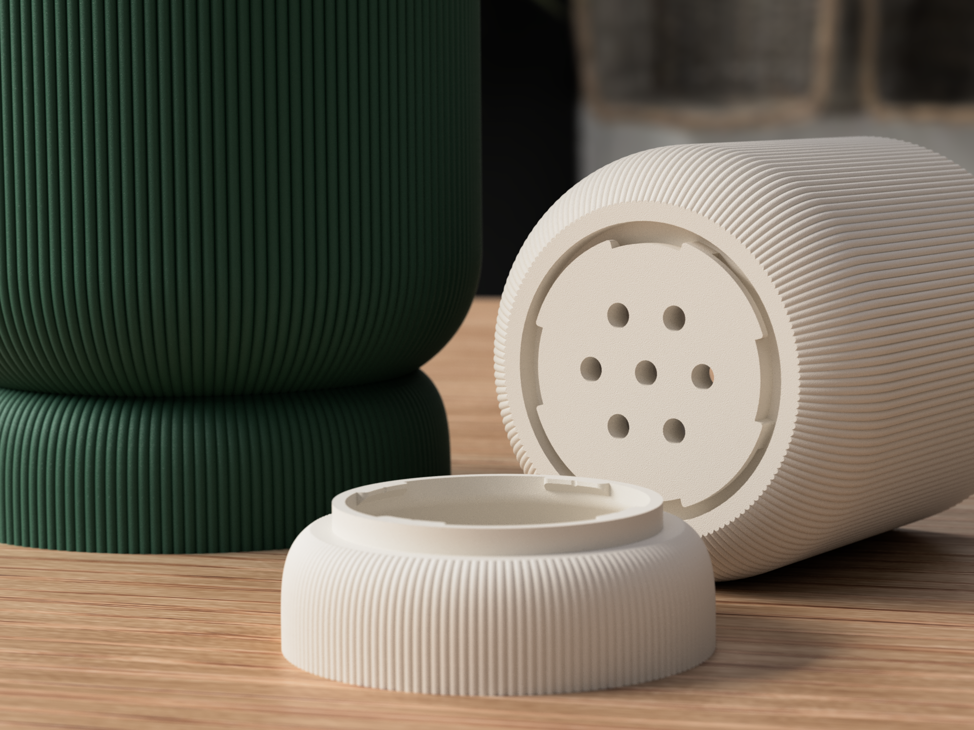 Planter with twist/lock drip tray by Sabre Design | Download free STL ...