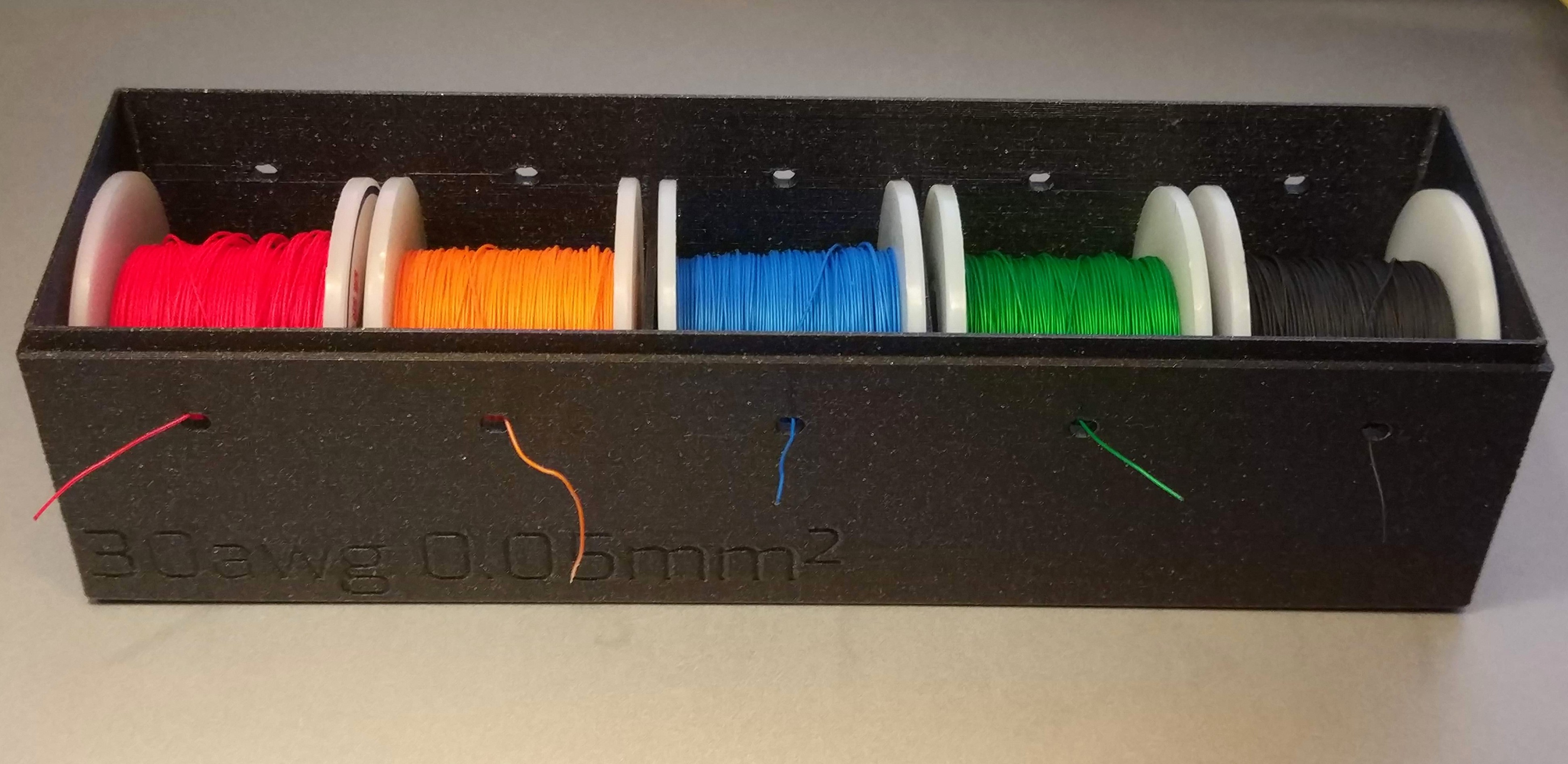 Customizable Cable/Wire dispenser by Rainer | Download free STL model ...
