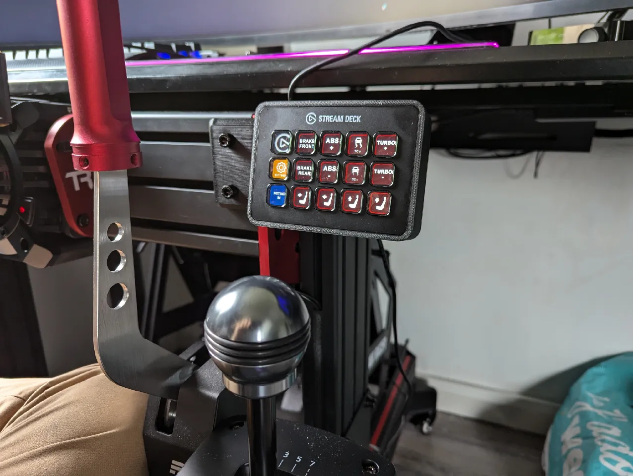 Simrig Stream Deck MK2 attach by Sanka | Download free STL model ...