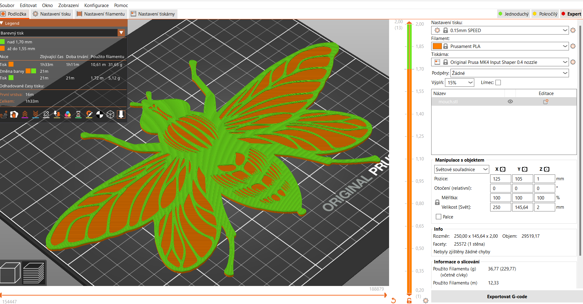 Wall art: Fly by Nina Máčová | Download free STL model | Printables.com