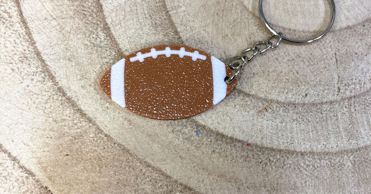 American Footbal Keychain by Franchescor | Download free STL model ...