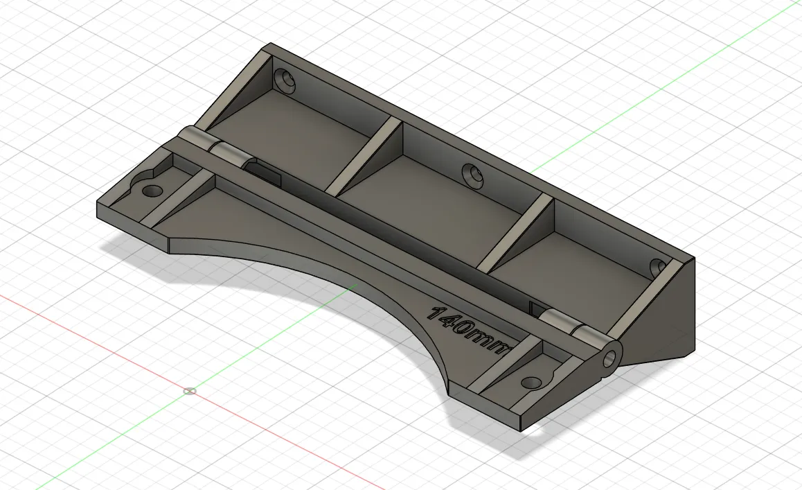 PC fan mounting bracket by SveN | Download free STL model | Printables.com