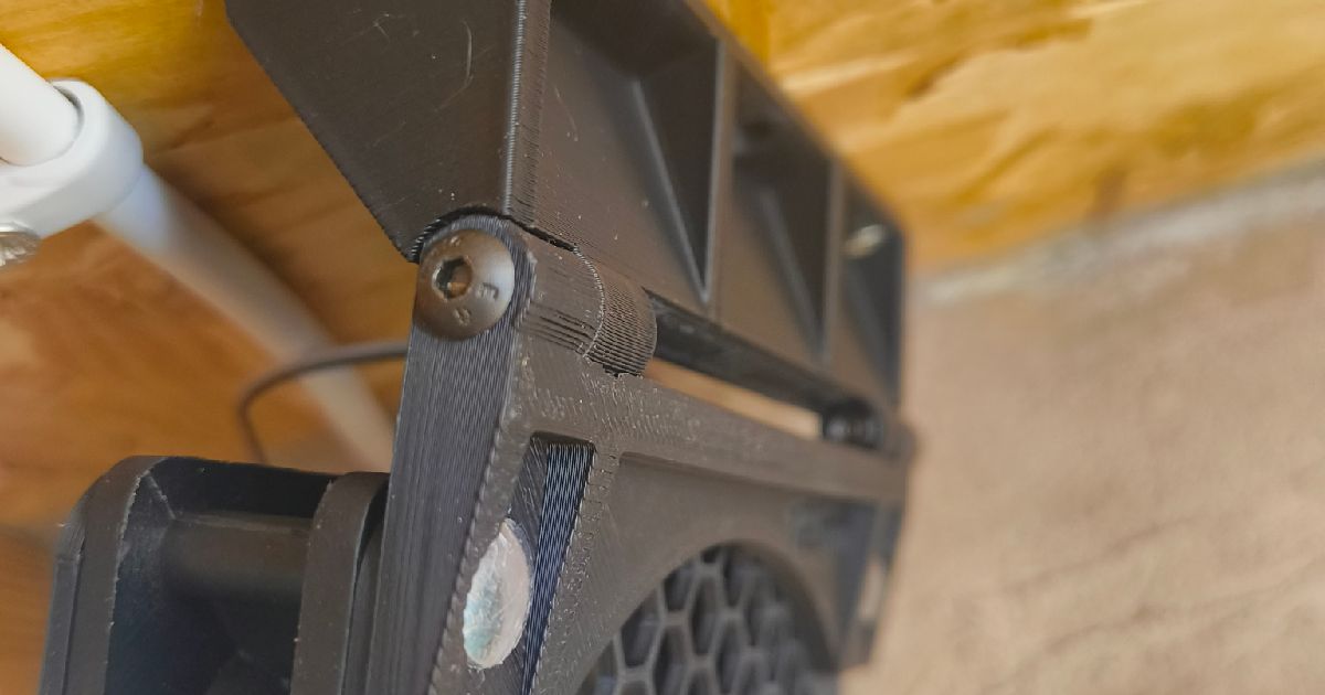 PC fan mounting bracket por SveN | Descargar modelo STL gratuito ...