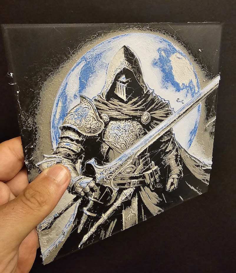 Elden Ring Inspired Moon Knight (Filament Painting) by Dror Cohen ...