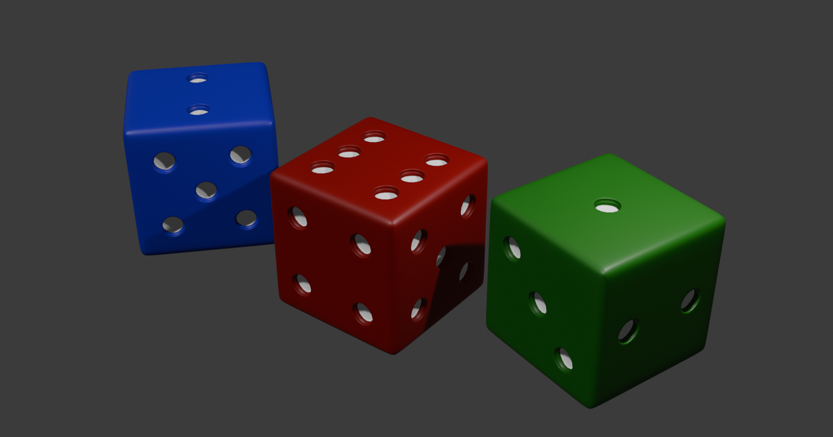 Dice (Single & Sets) by A2G ALIZARD GAMING | Download free STL model | Printables.com