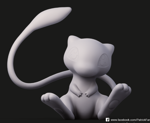 Mew(Pokemon) por Gibson1234 | Descargar modelo STL gratuito ...