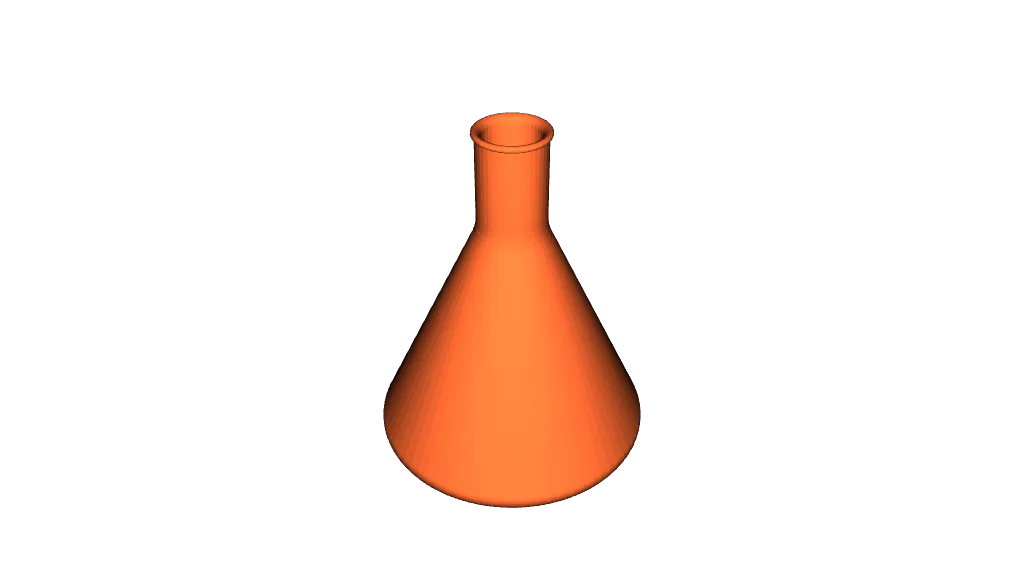Conical flask - Chemistry Glassware by HEXApd | Download free STL model ...